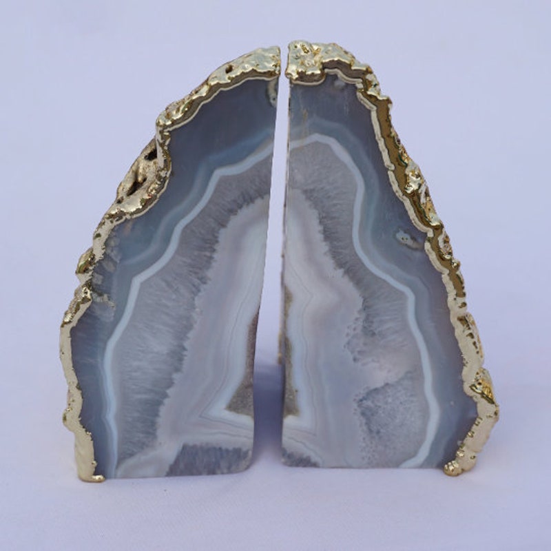 Geode Bookends - Etsy