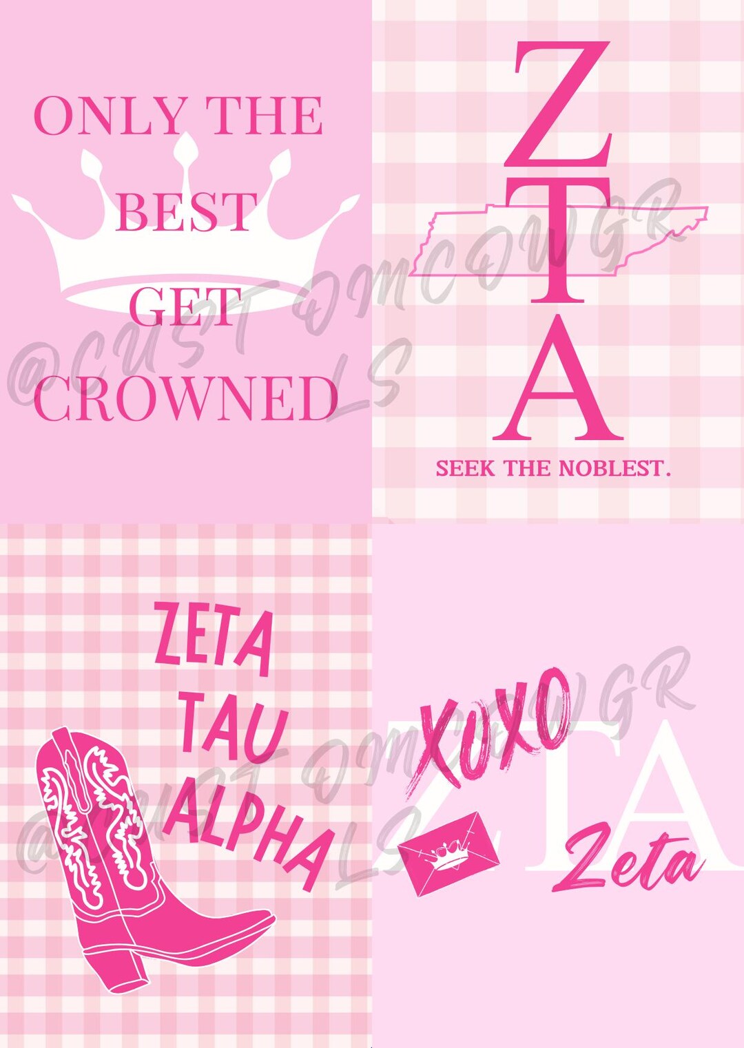 Zeta Tau Alpha Prints - Etsy