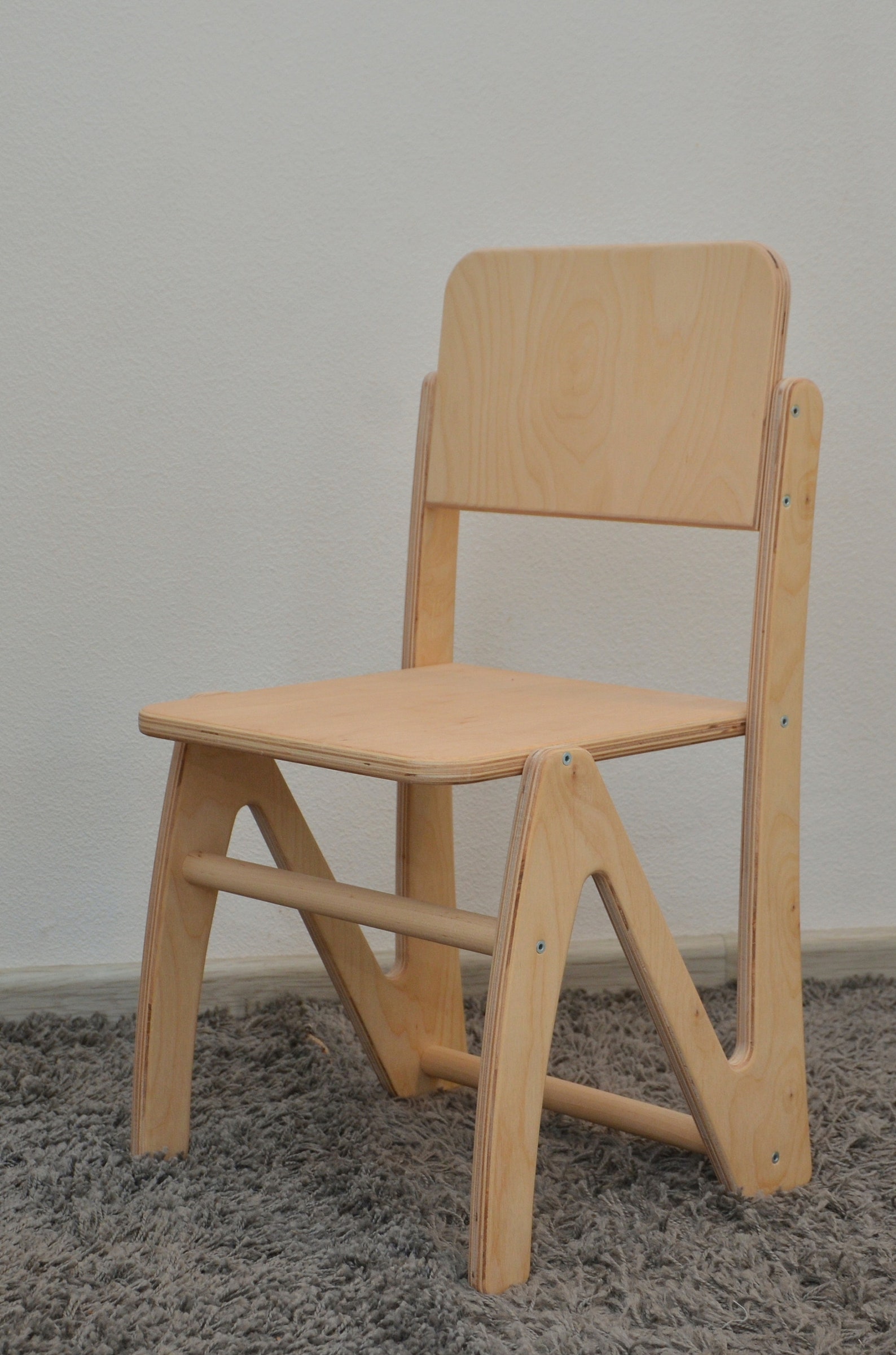 Wooden Montessori Kids Chair / Exclusive Design Gifs for - Etsy