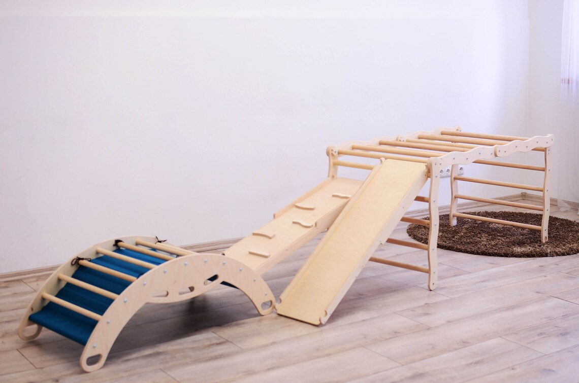 Reversible Climbing Ramp & Slide / Montessori activity center | Etsy