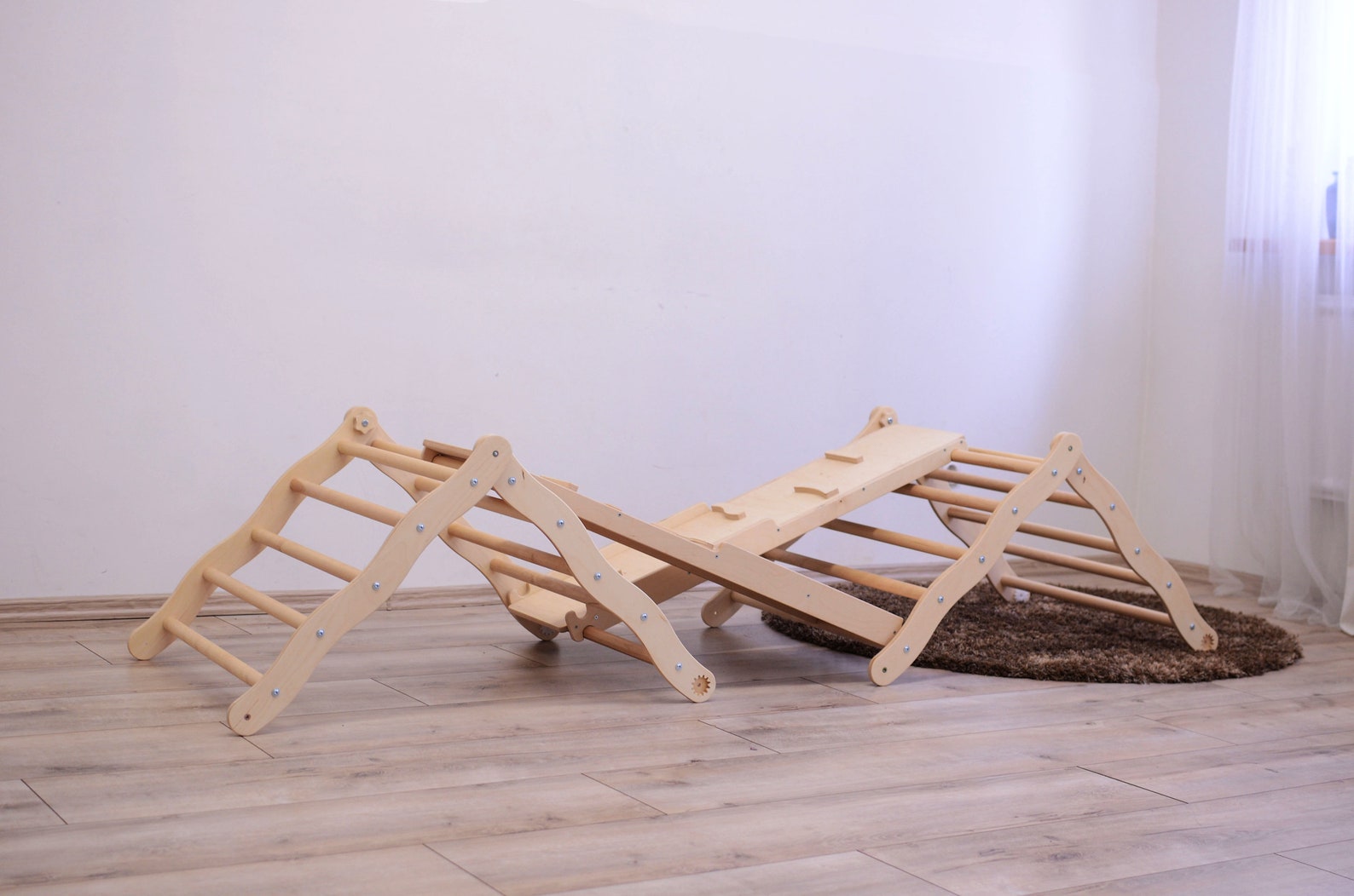 Set 2in1 Large Climbing Triangle Sliding Ramp / | Etsy