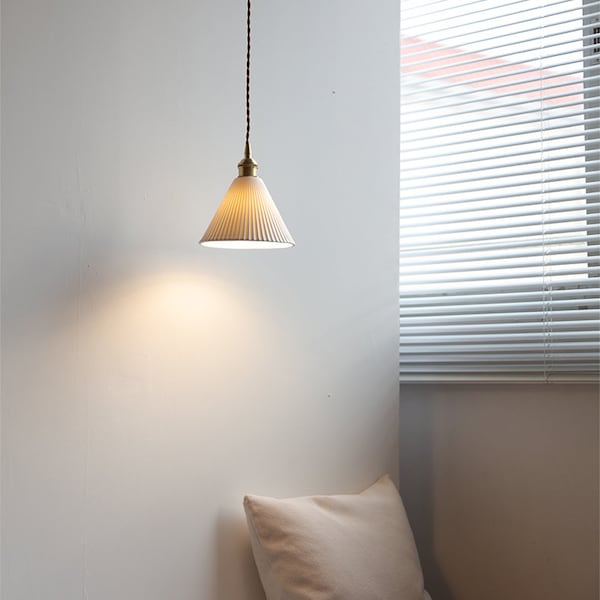 Fluted Ceiling Light - Etsy