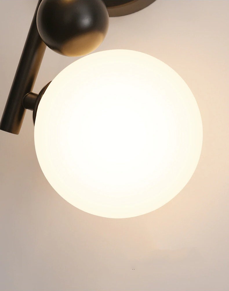 Wall Glass Light Wall Sconce Lighting Fixture Home Decor White | Etsy