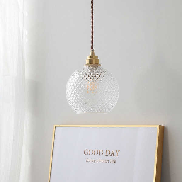 Glass Ball Hanging Light - Etsy