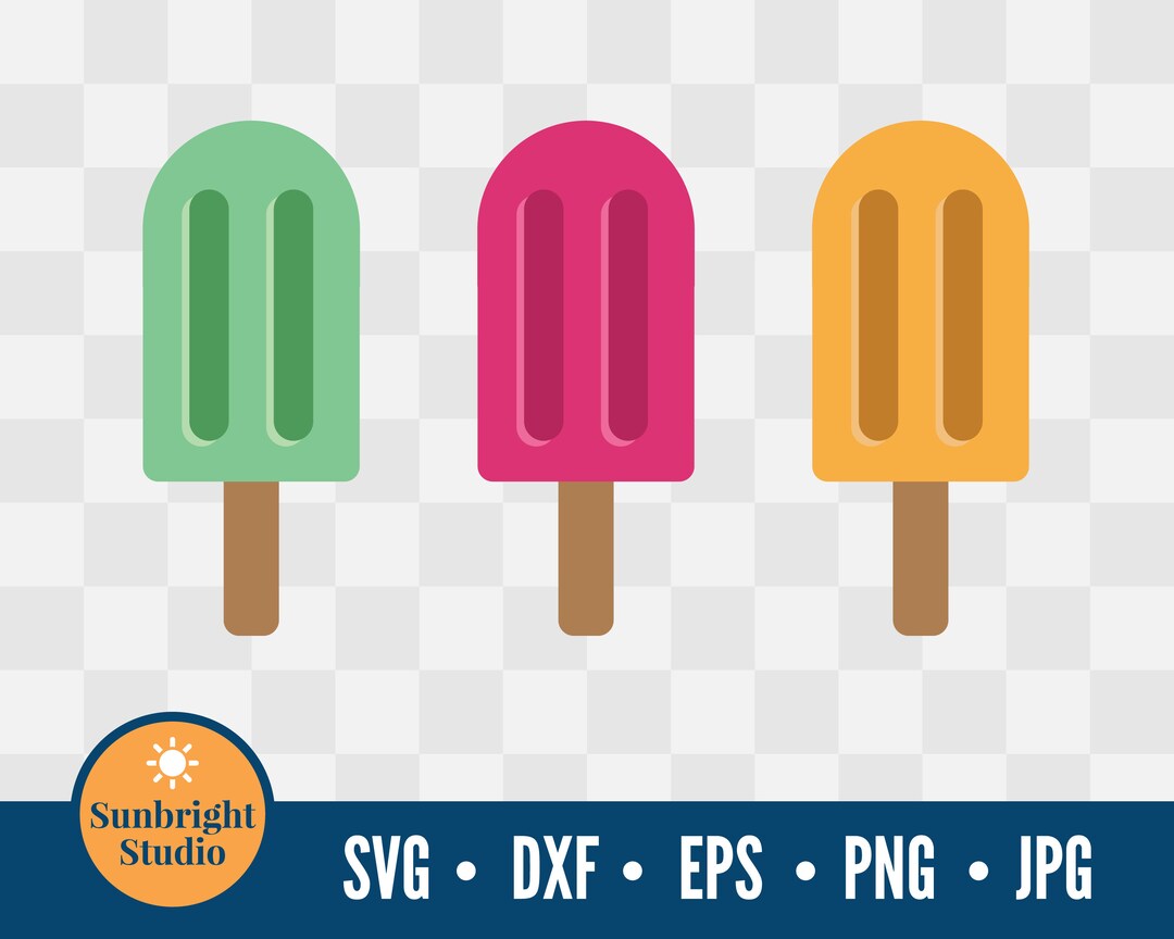 Popsicle Instant Digital Download, Svg, Dxf, Eps, Png, Jpg, Cut Files ...