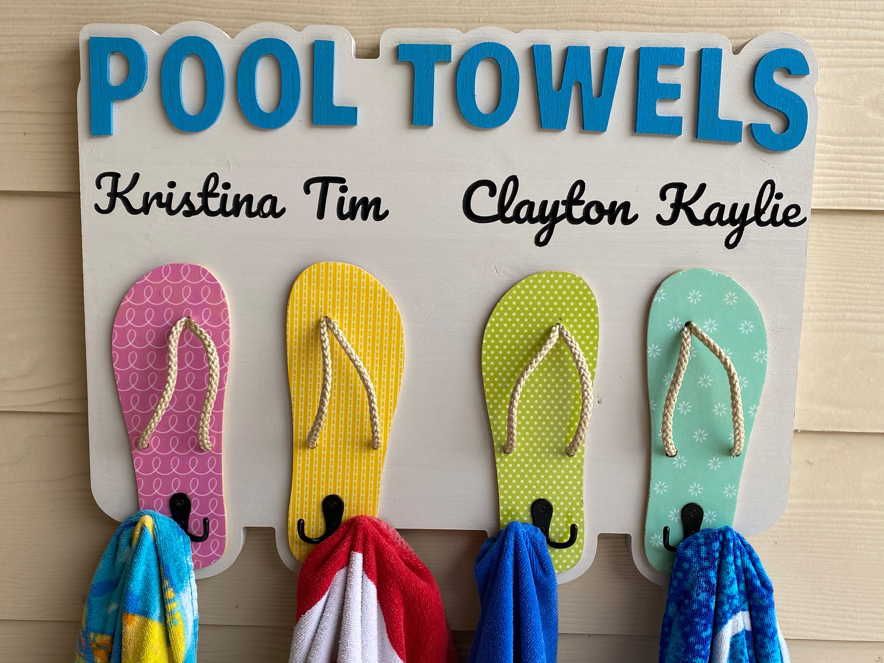 Pool Towel Holder - Etsy