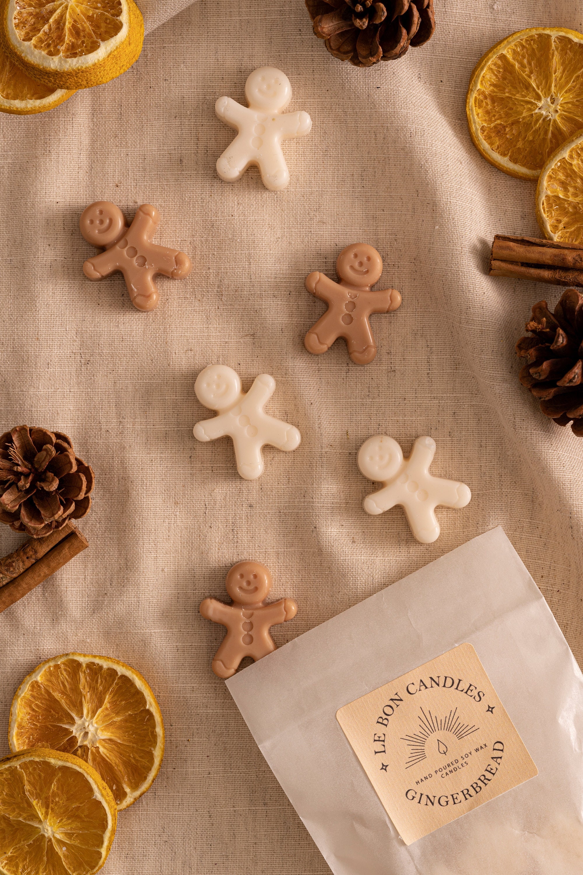 Gingerbread Man Soy Wax Melts: Autumn Winter Christmas Gift - Etsy UK