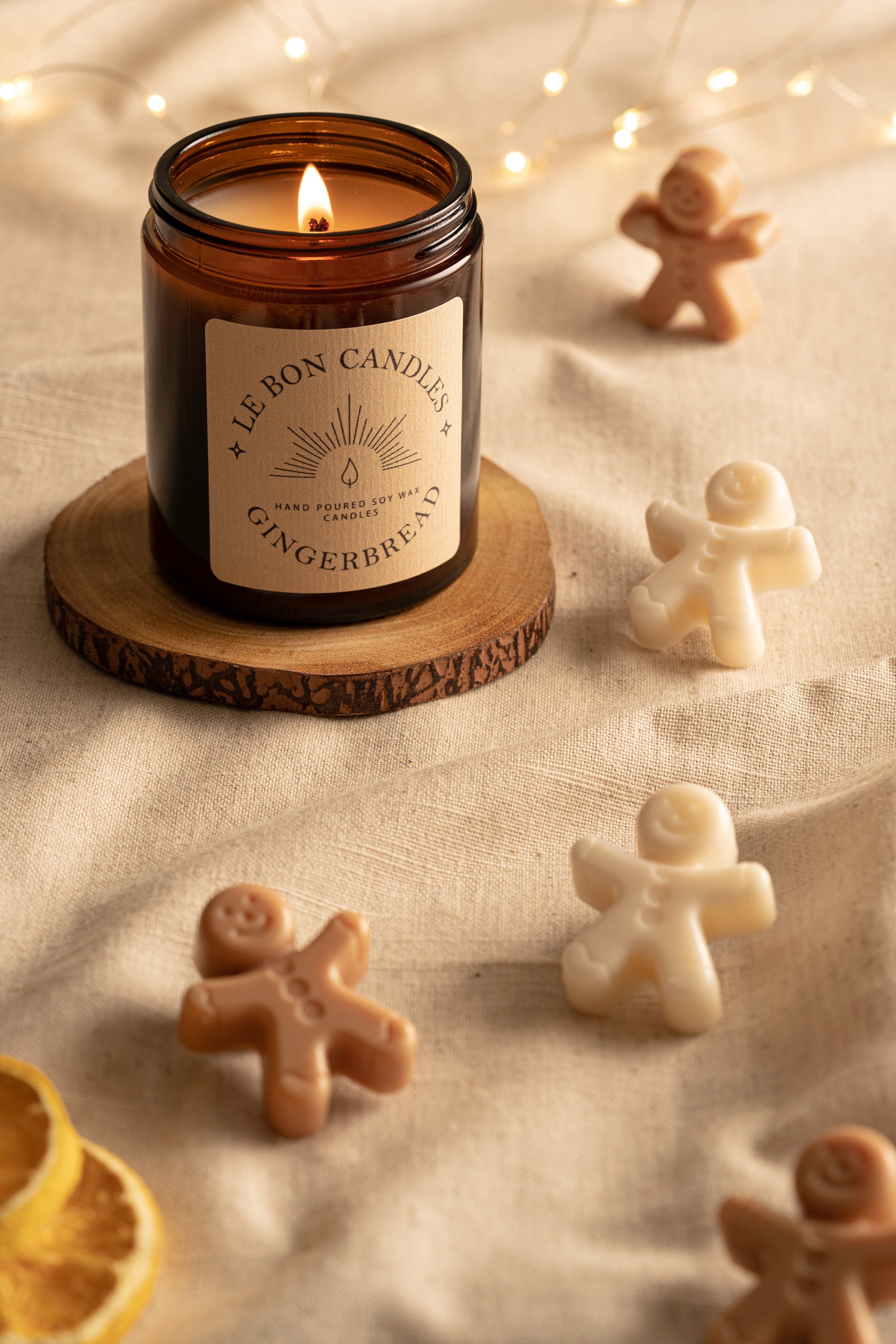 Gingerbread Man Soy Wax Melts: Autumn Winter Christmas Gift - Etsy UK