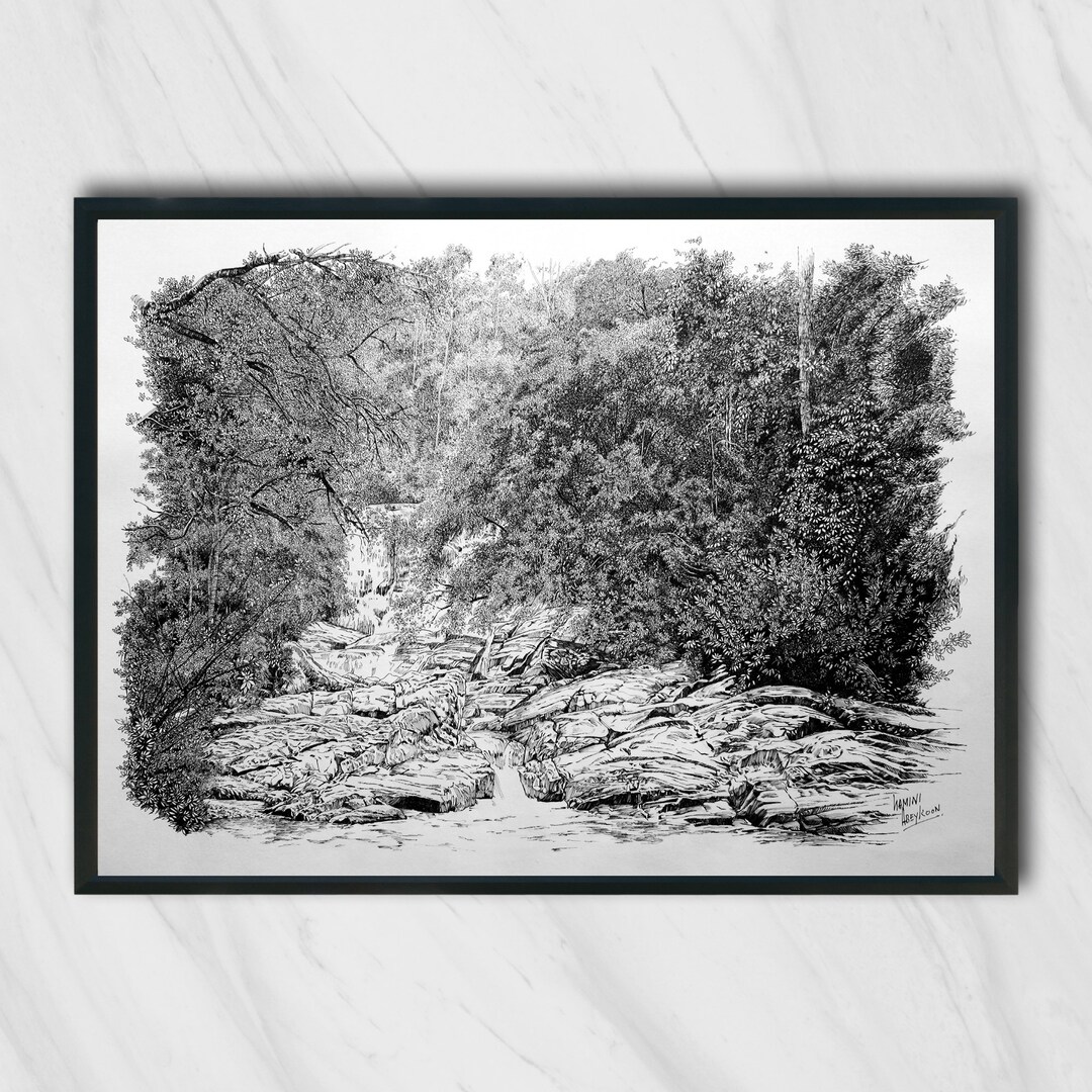 Line Art Drawing, Hand Drawing, Art Wall Decor, Pen Line Drawing, Line ...