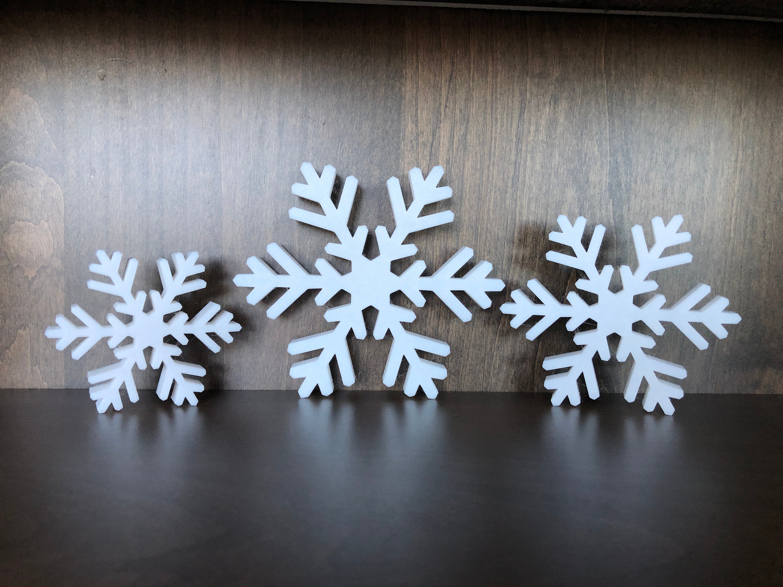 Snowflake Decor White - 3d Printed Snowflake - Etsy