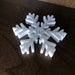 Snowflake Decor White - 3d Printed Snowflake - Etsy