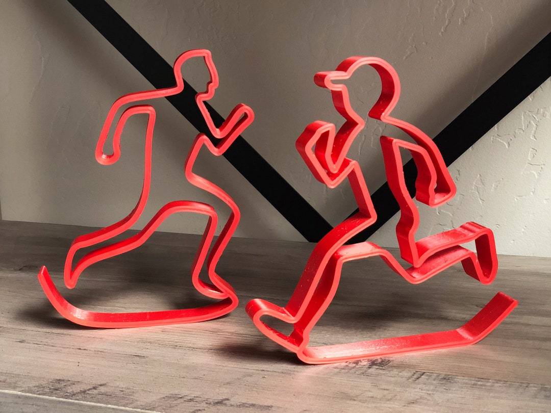 Runners - Wall or Shelf Decor - 3d Printed Runners - Etsy