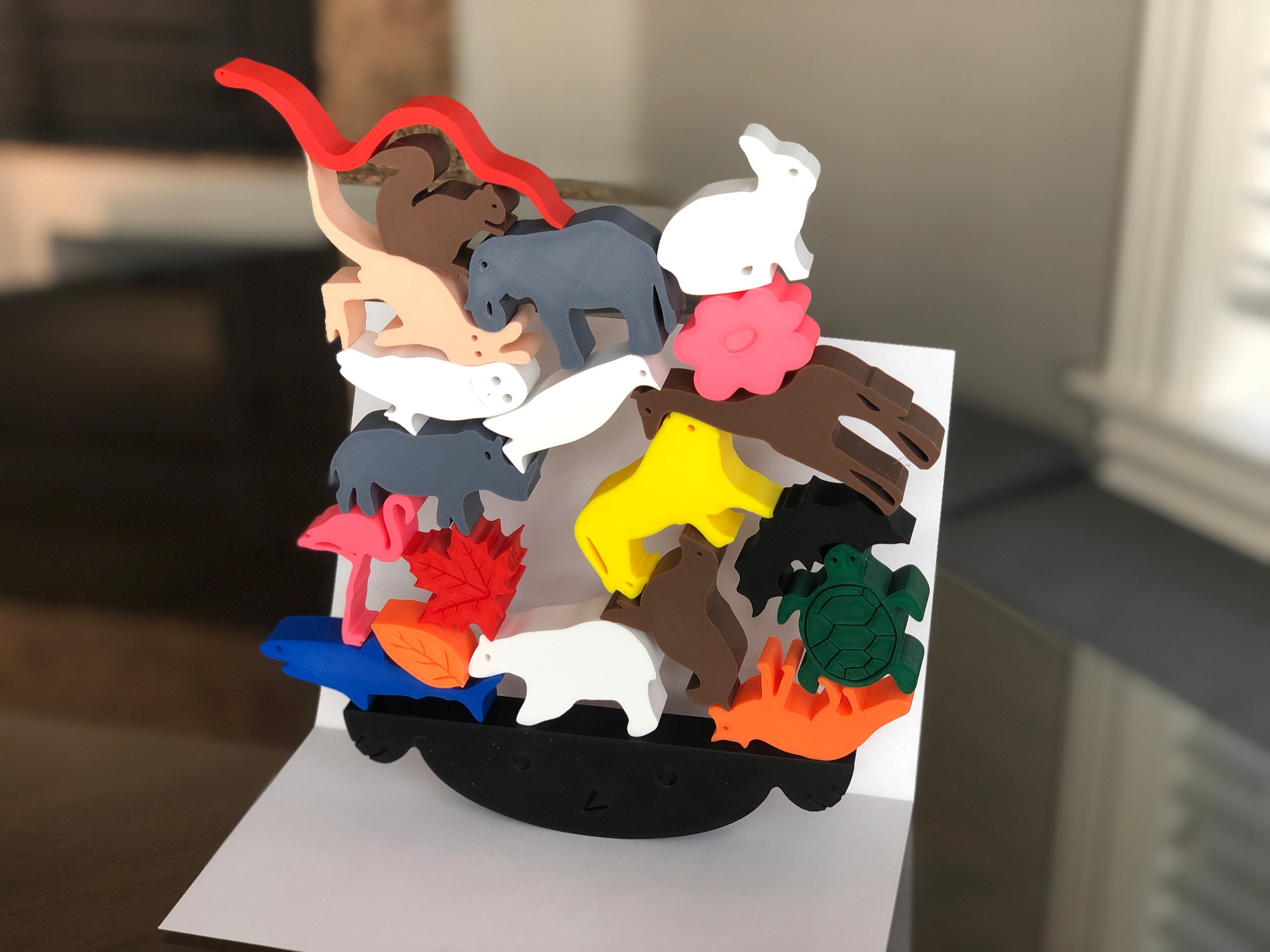 Wildlife Wobble - Balancing Game - Family Games - Etsy