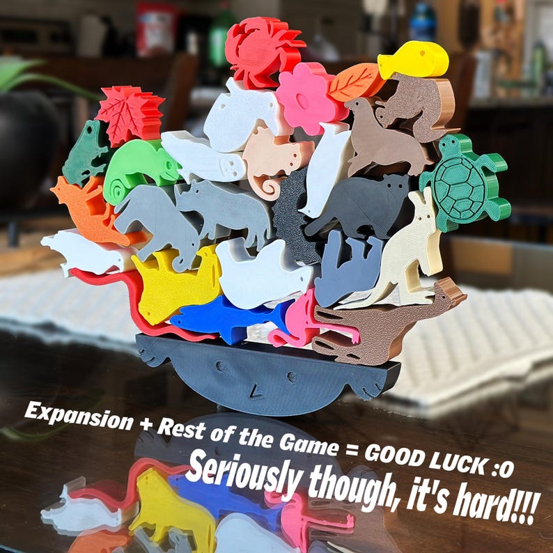 Wildlife Wobble Expansion - 8 Additional Pieces - Etsy