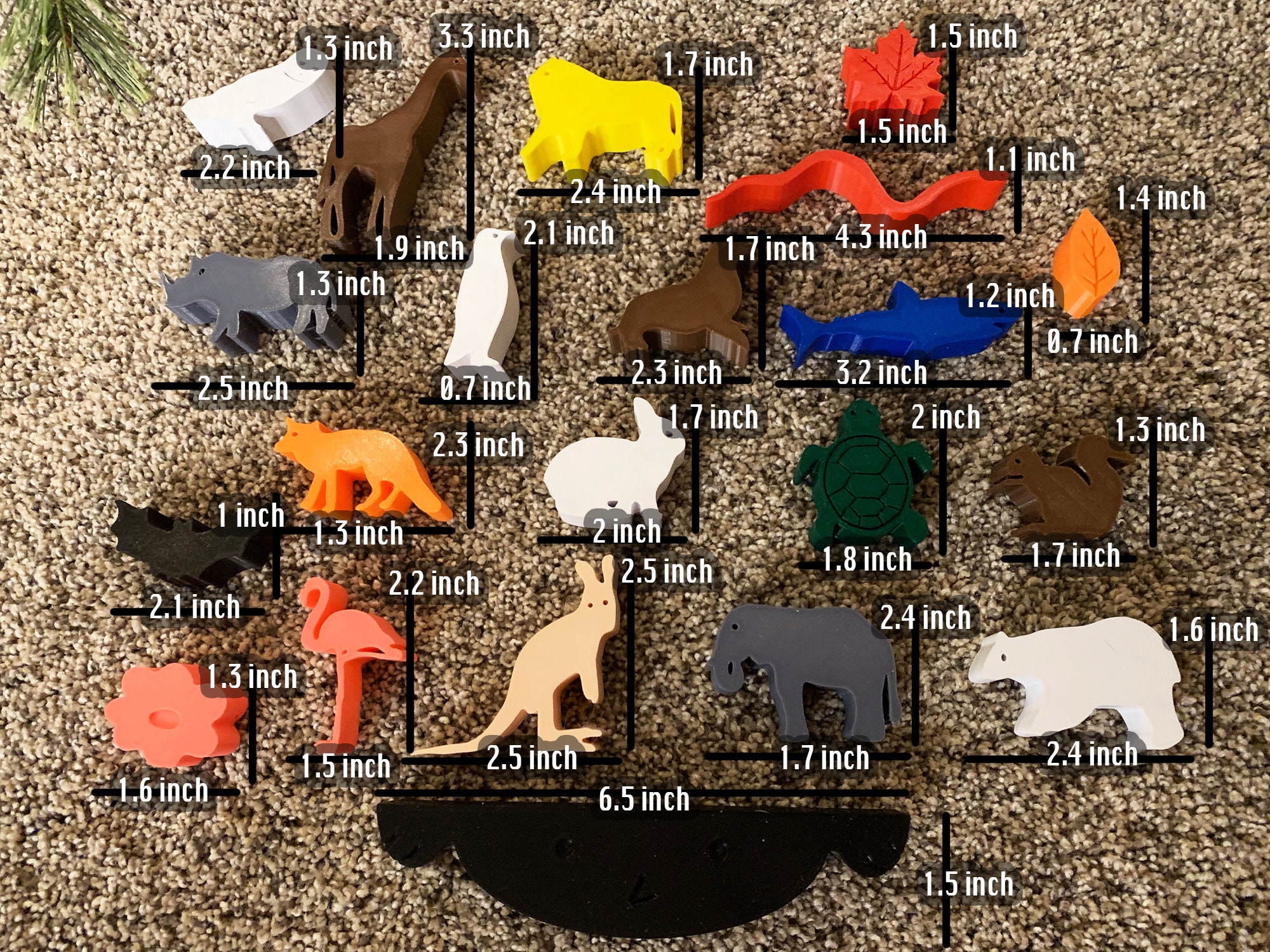 Wildlife Wobble Balancing Game Family Games - Etsy