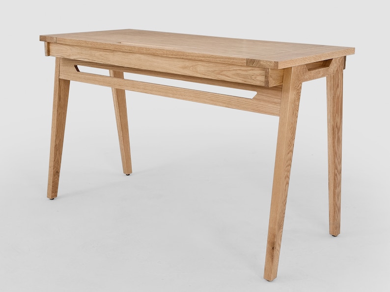 Writing Desk for Home Office Small Desk With Drawer Oak - Etsy