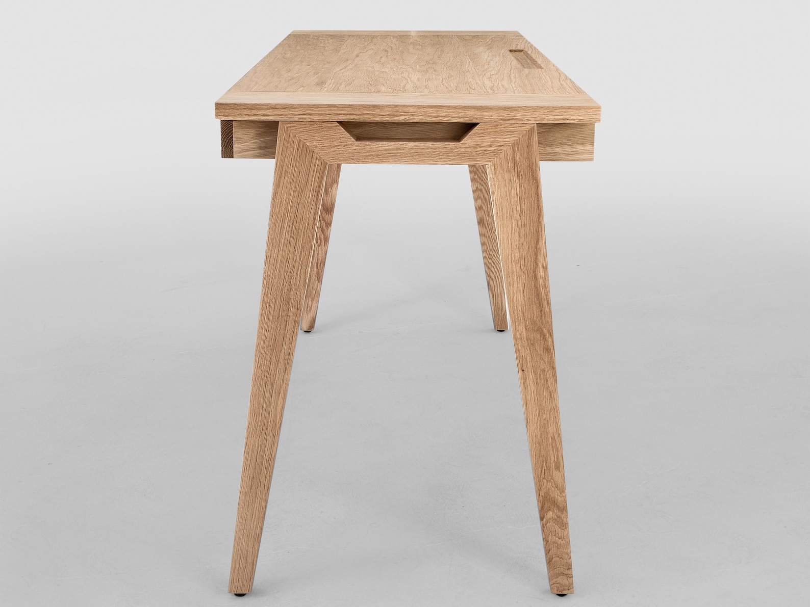 Writing Desk for Home Office | Small Desk With Drawer | Oak | Mid ...