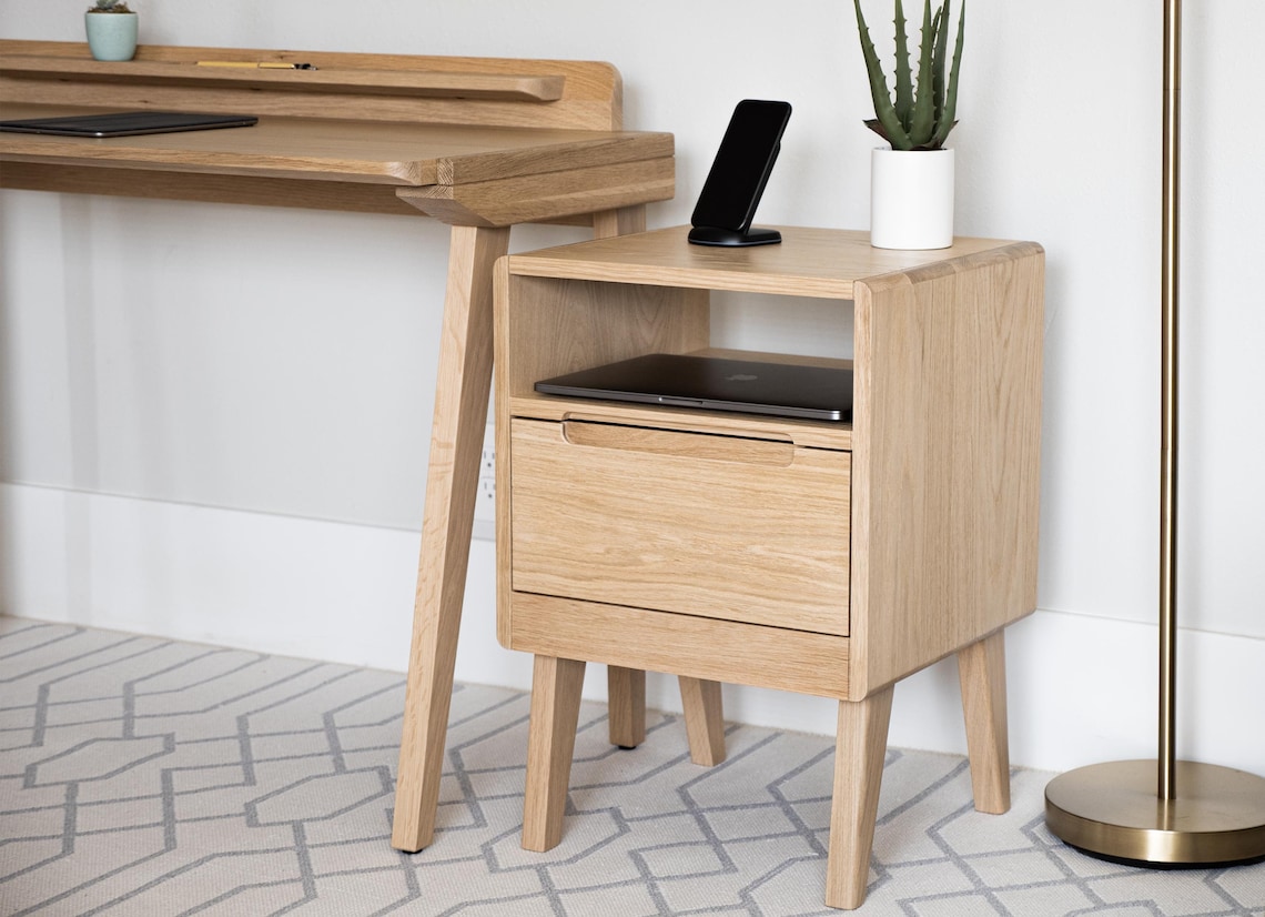 Small Desk Writing Desk for Home Office Wood Computer Desk - Etsy