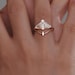 Honey Bee Wedding Ring, Fancy & Tapered Baguette Shape Engagement Ring ...