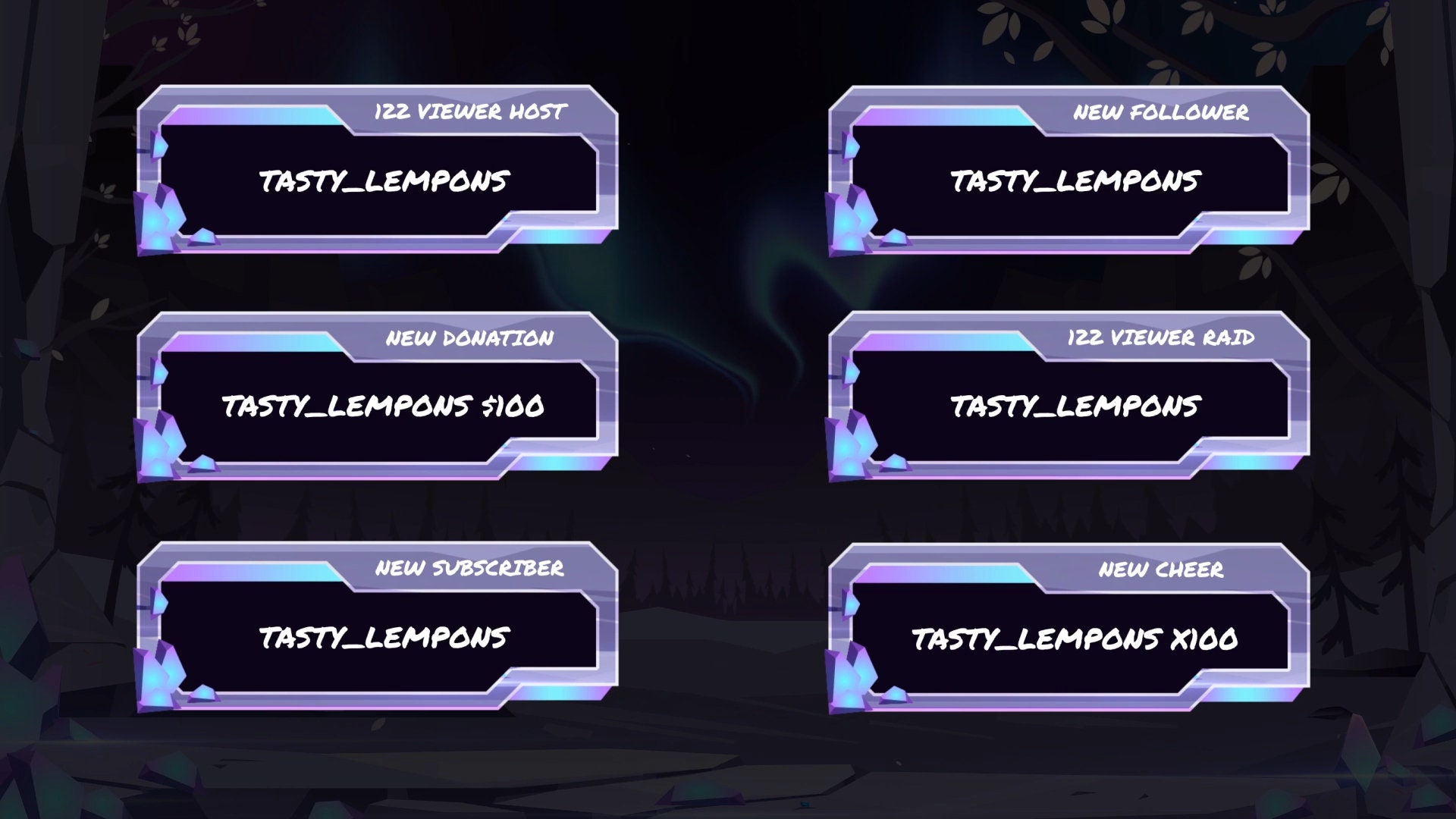 Magical Pastel Animated Twitch Alerts - Etsy