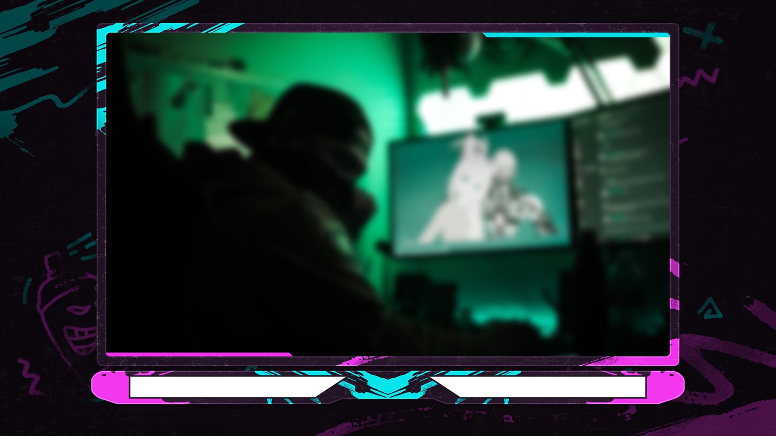 Street Art Twitch Overlay Package for Obs/graffiti/pink/blue/paint/ink ...