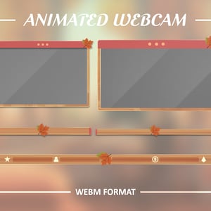 Cozy Autumn Stream Package/transition/stream Overlay/twitch Set/fall ...