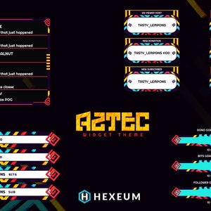 Aztec Twitch Overlay Package for Obs/ancient/vibrant/historic/mythology ...