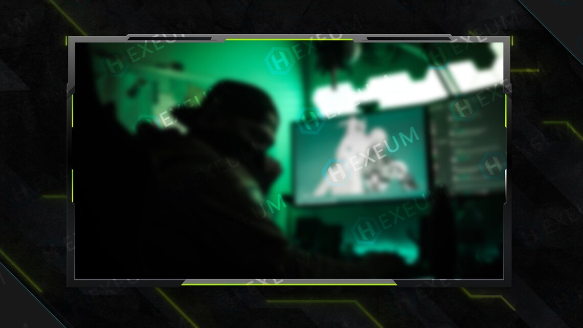 Neon Green Twitch Overlay Package : Webcam, Screens, Panels, Alerts ...