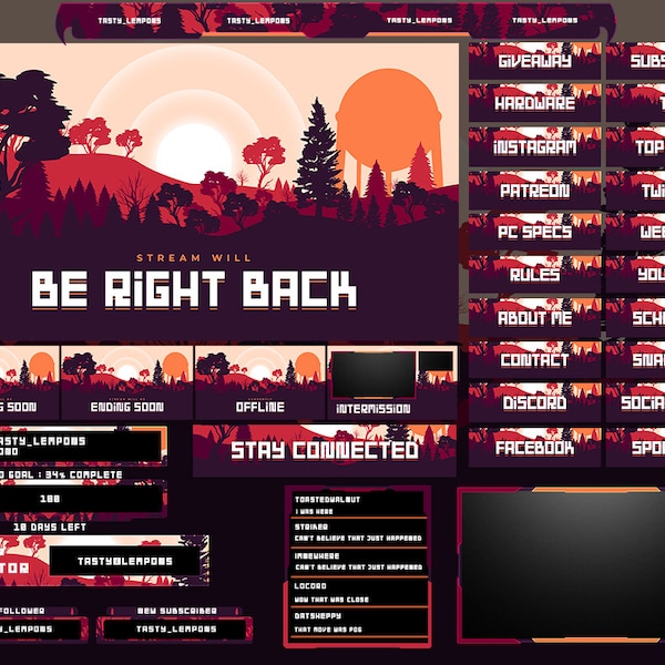 Rust Twitch Overlays - Etsy Australia