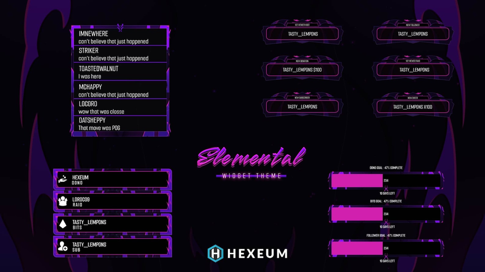 Purple Fiery Animated Stream Package : Webcam Screens - Etsy