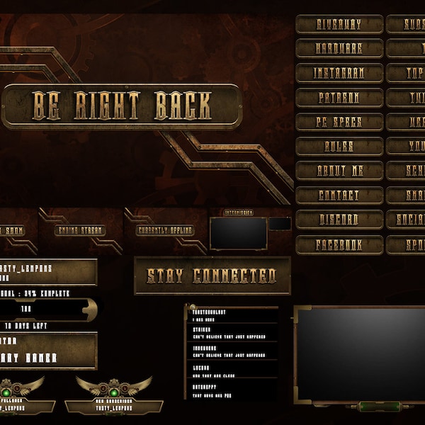 Twitch Overlay - Etsy