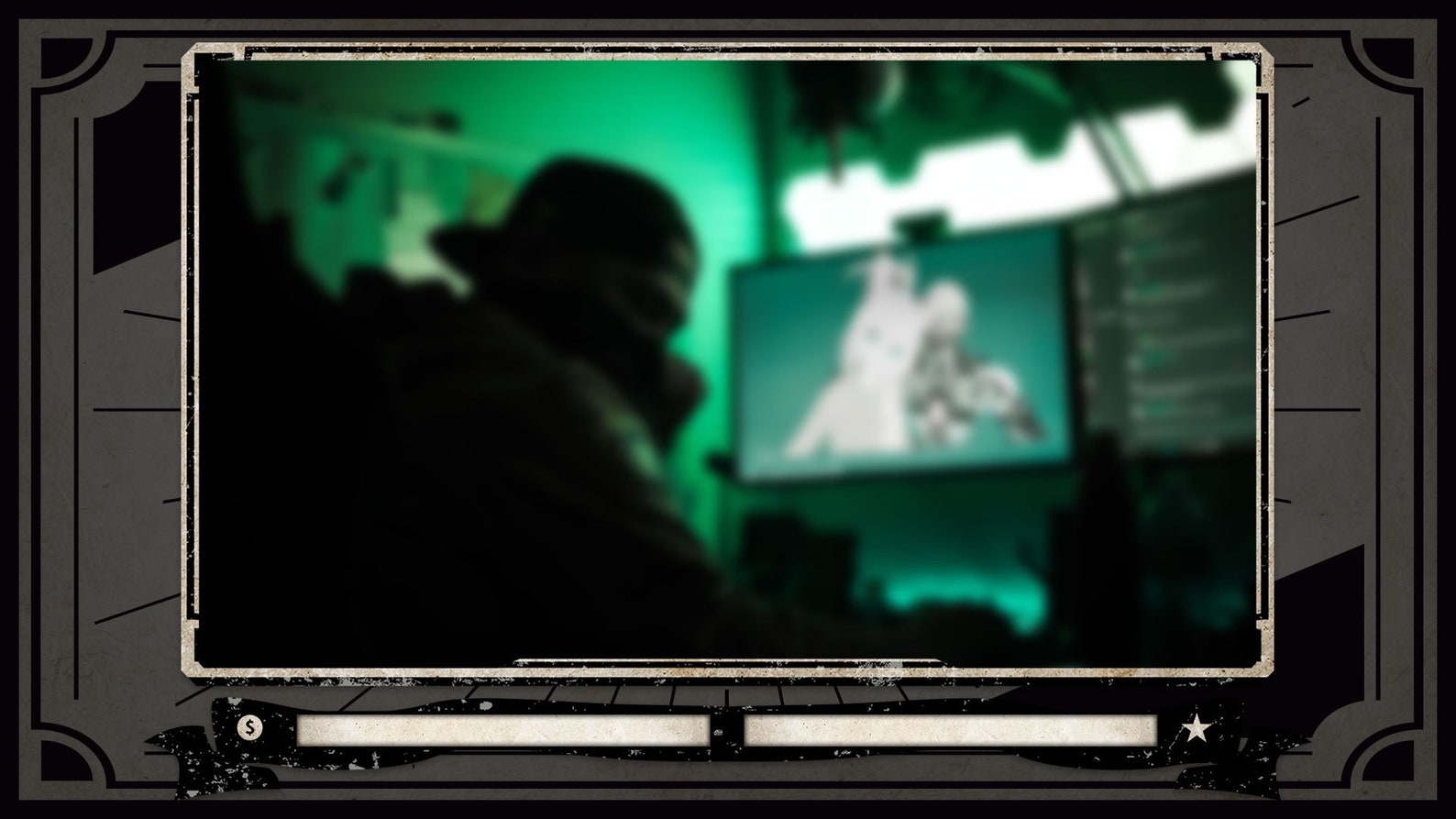 Vintage Old Animated Stream Overlay Package - Etsy