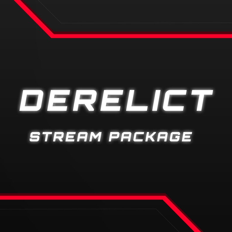 Red Sci-fi Animated Twitch Overlay Webcam Screens Panels | Etsy