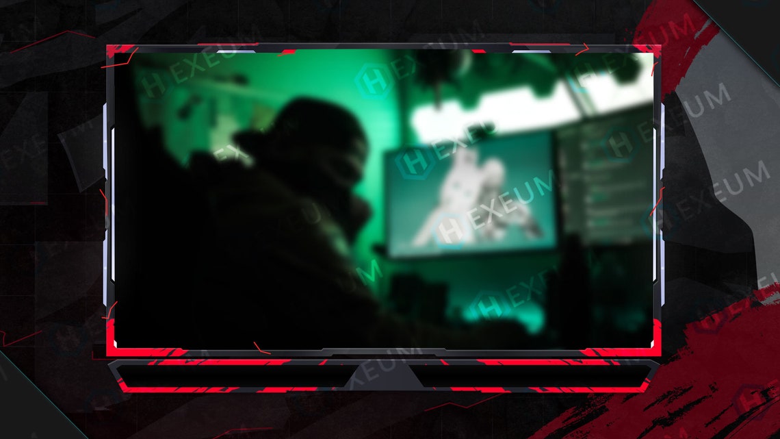 Japanese Red Animated OBS Overlay Package - Etsy