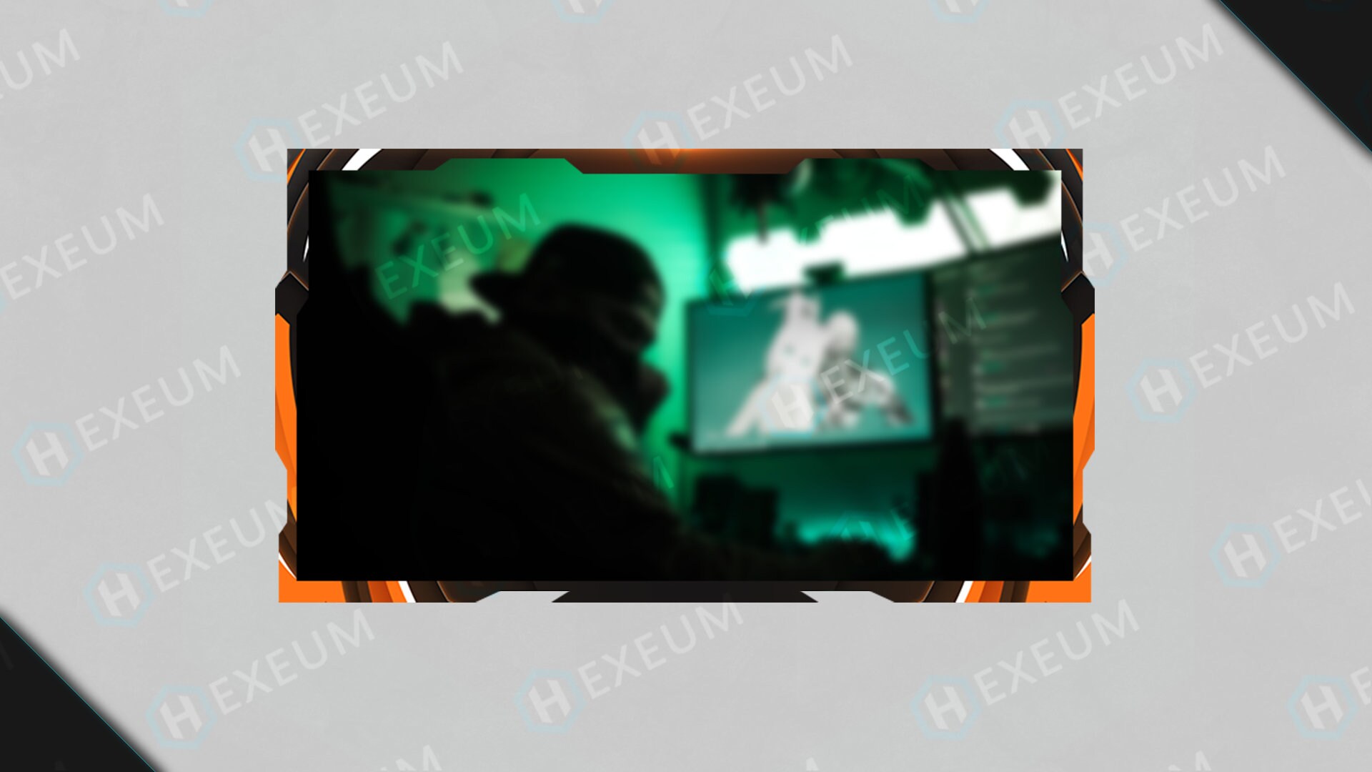 Orange Animated Twitch Overlay Package : Webcam Screens - Etsy Finland