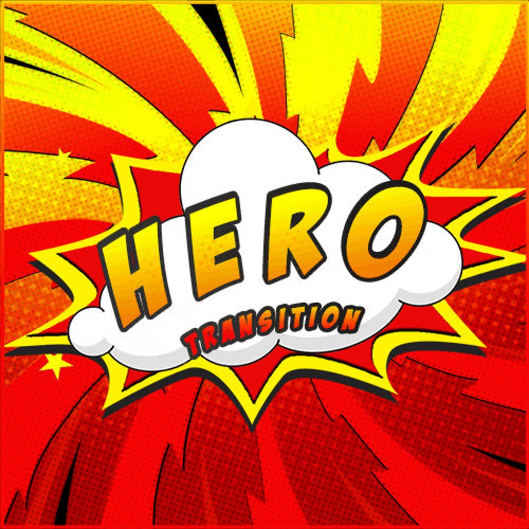 Superhero Comicbook Stinger Transition : Animated Twitch Scene ...