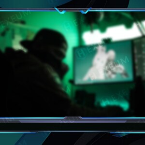 Animated Blue OBS Twitch Stream Overlay Package : Webcam, Screens ...