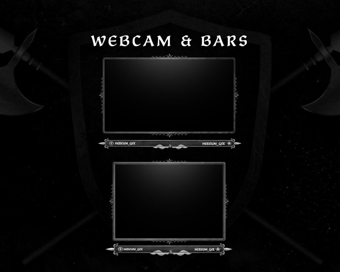 Medieval Twitch Overlay Package for Obs/skyrim/dark Souls/ancient/rpg ...