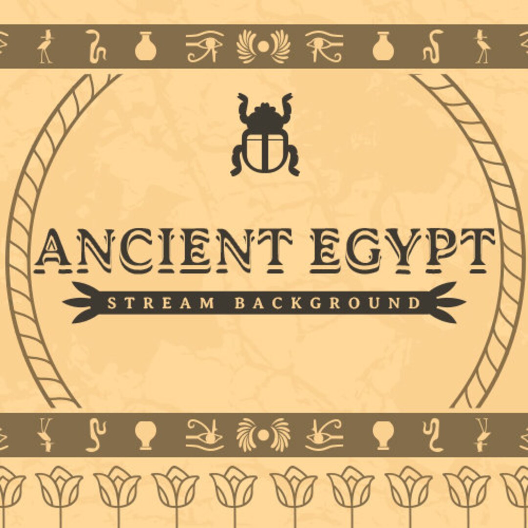 Ancient Egypt Vtuber Background for Streaming/animated/looped/seamless ...