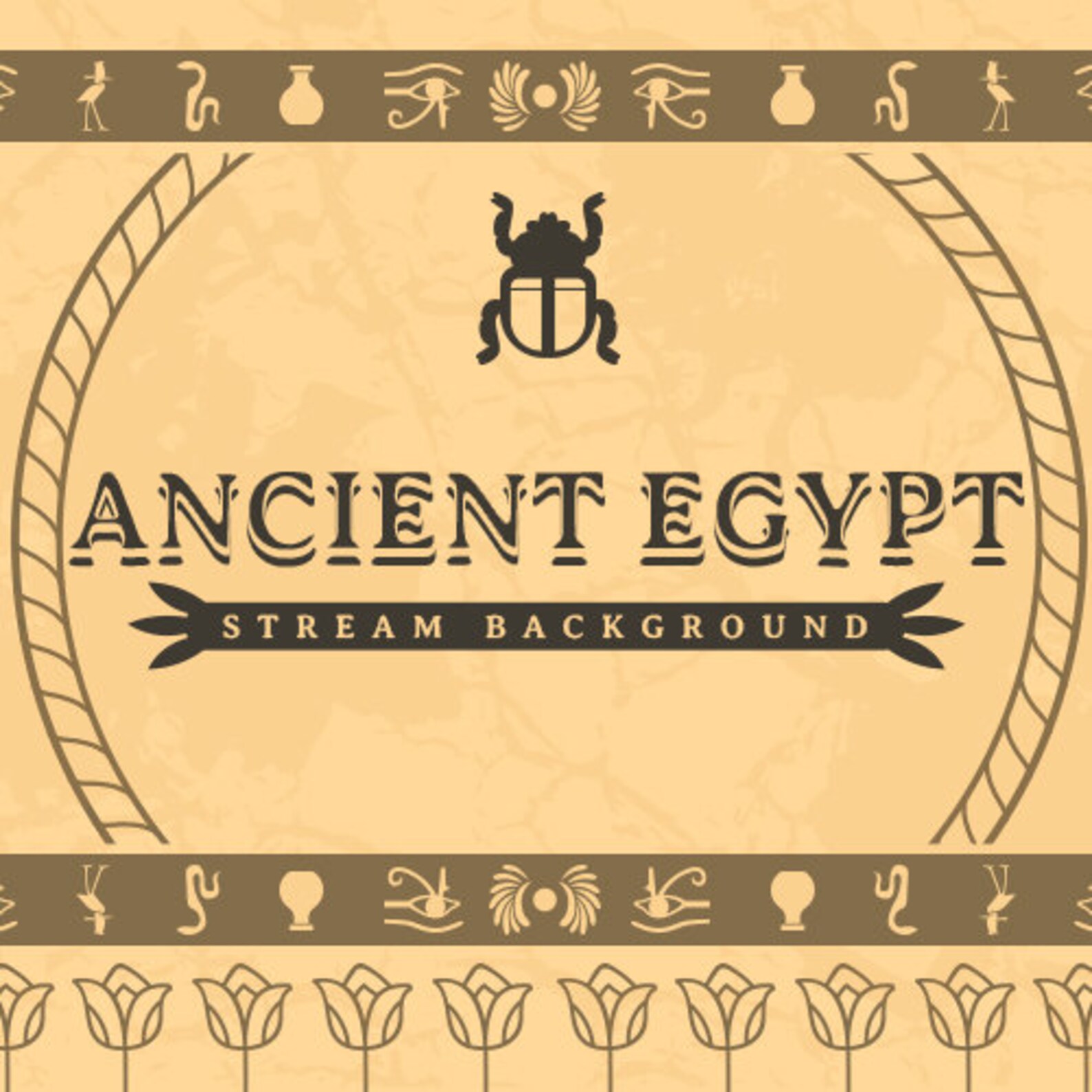 Ancient Egypt Vtuber Background for Streaming/animated/looped/seamless ...