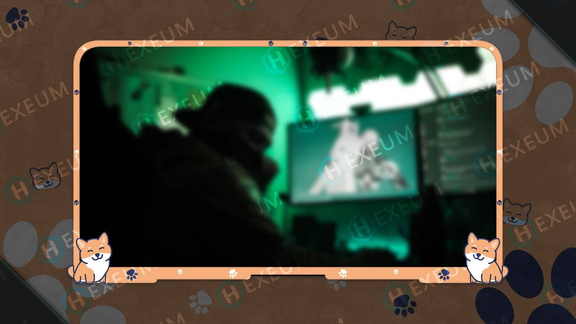 Cute Dog Twitch Overlay Package for Obs/paws/shiba Inu/beige/aesthetic ...