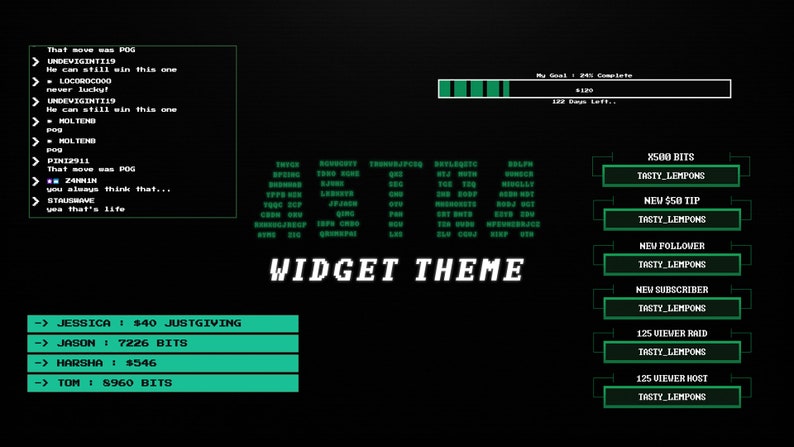 Hacker Twitch Overlay Package for Obs/retro/computing/terminal/fallout ...