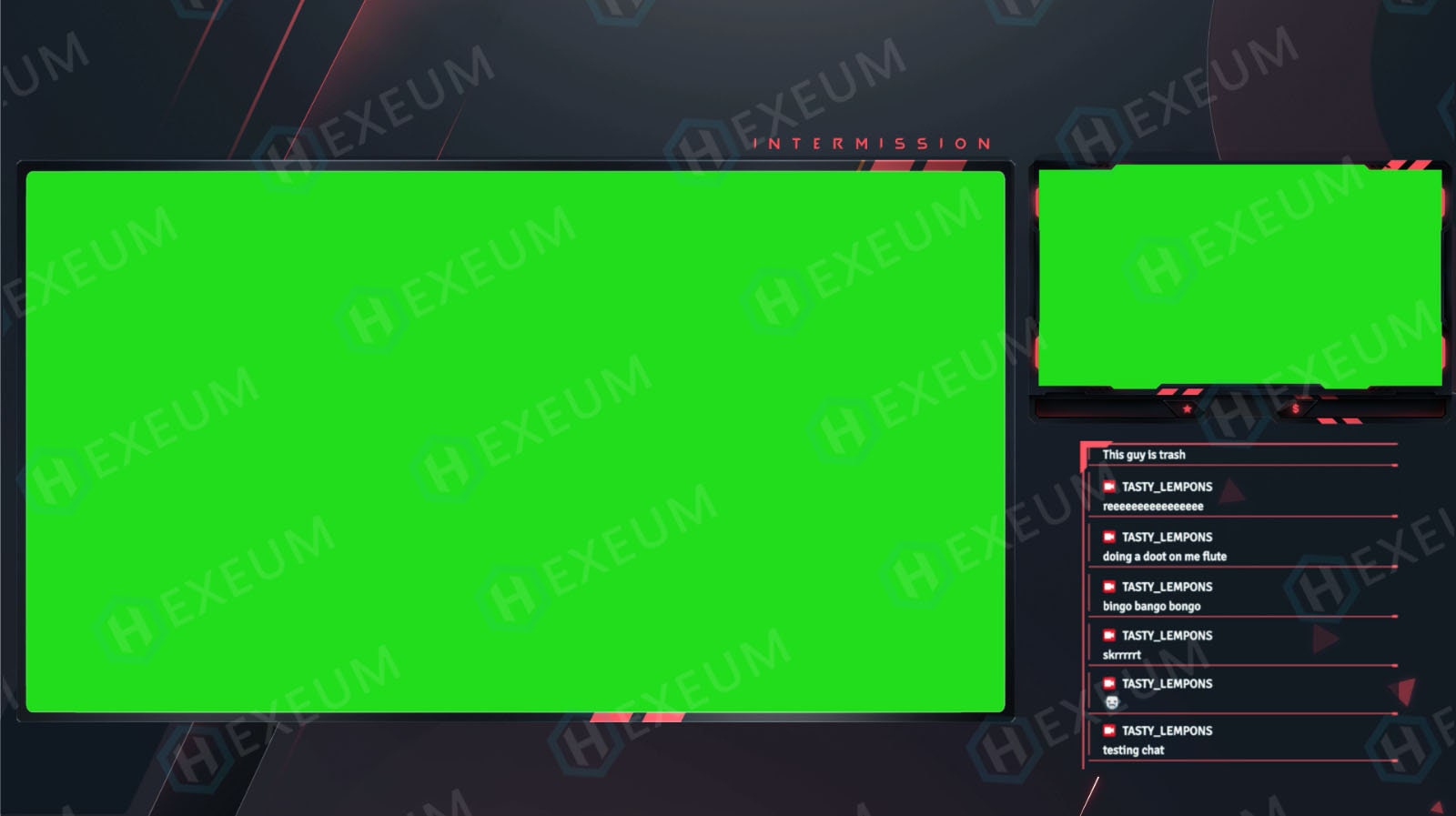 Valorant Animated Twitch Overlay Package : Webcam, Screens, Panels ...