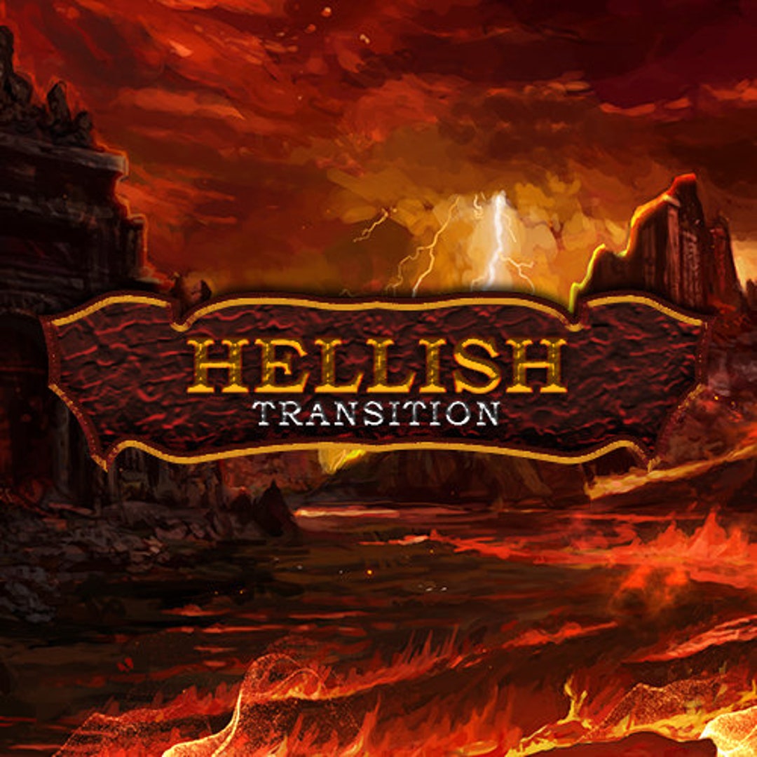 Fantasy Hell Stinger Transition : Animated Twitch Scene Transition - Etsy