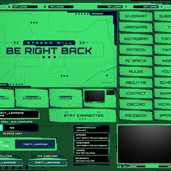 Twitch Overlay Tarkov - Etsy