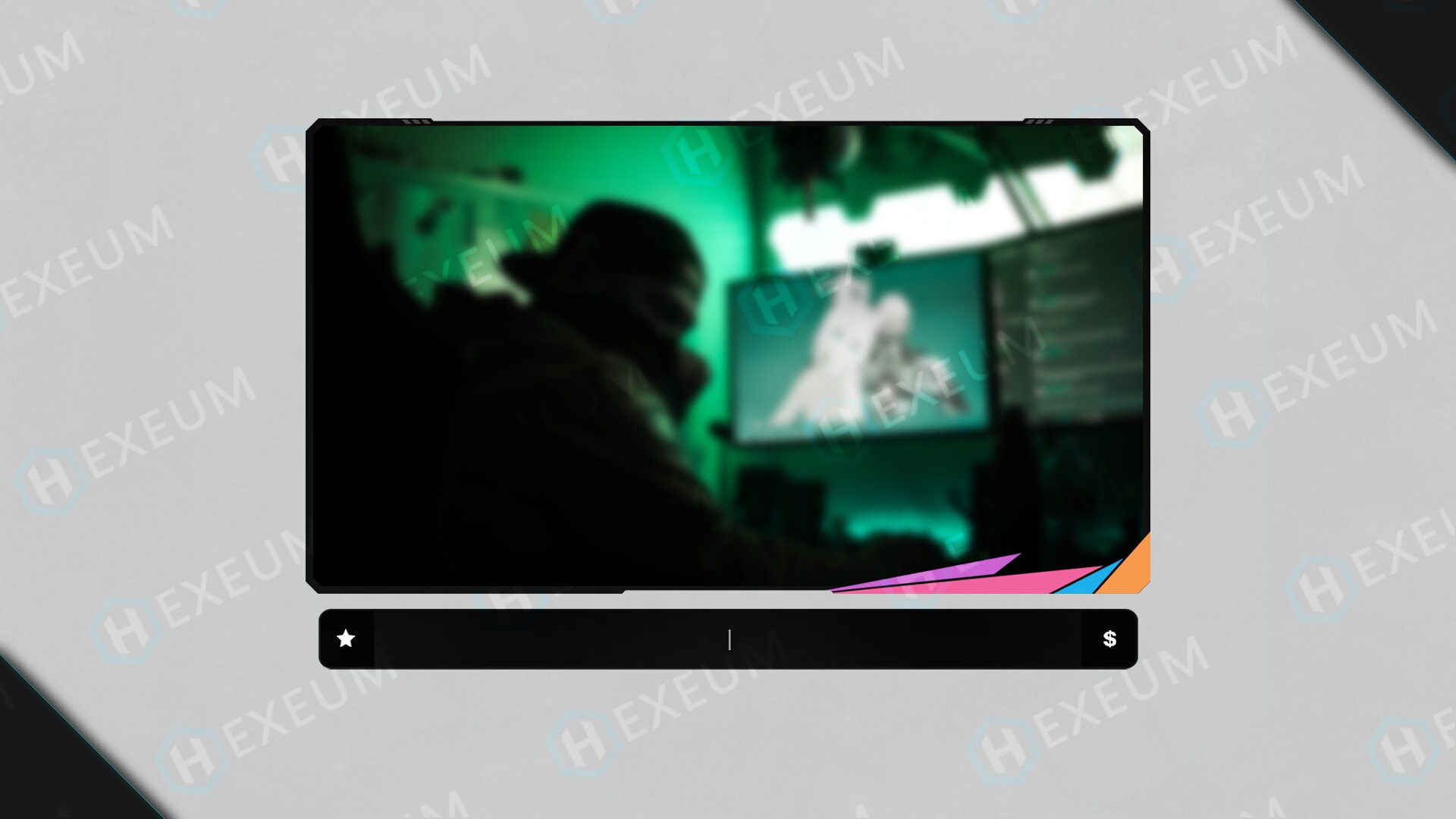 Multicolored Animated Twitch Overlay, Webcam, Screens, Panels, Alerts ...