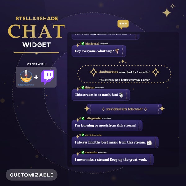 Twitch Chat Css - Etsy