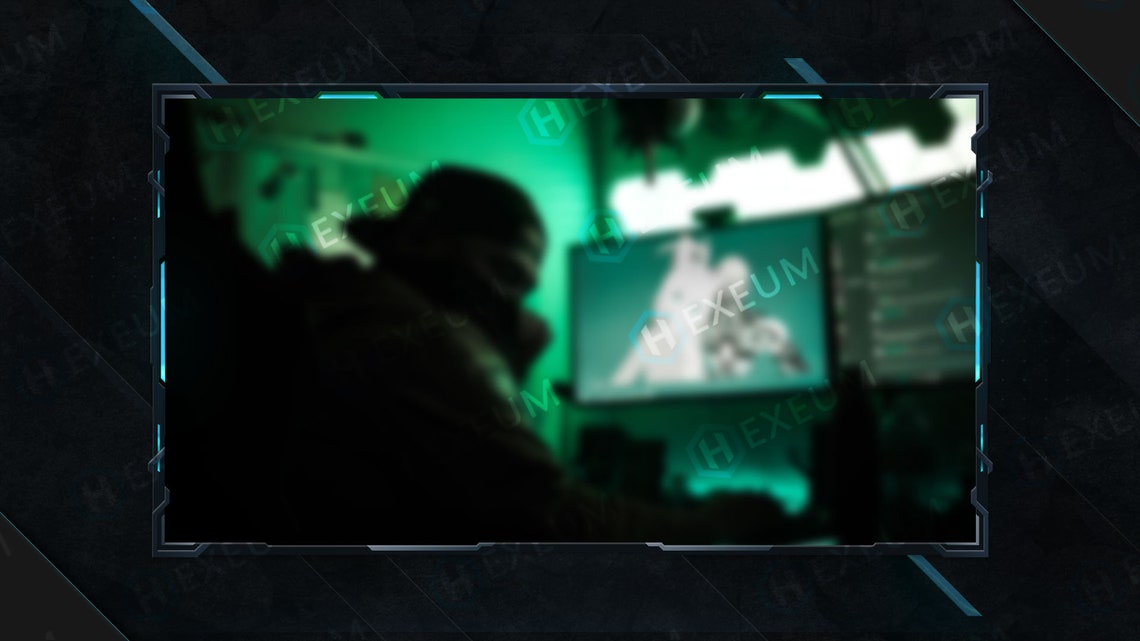 Rainbow Six Siege Twitch Overlay Package for Obs/r6/clean/blue/neon ...
