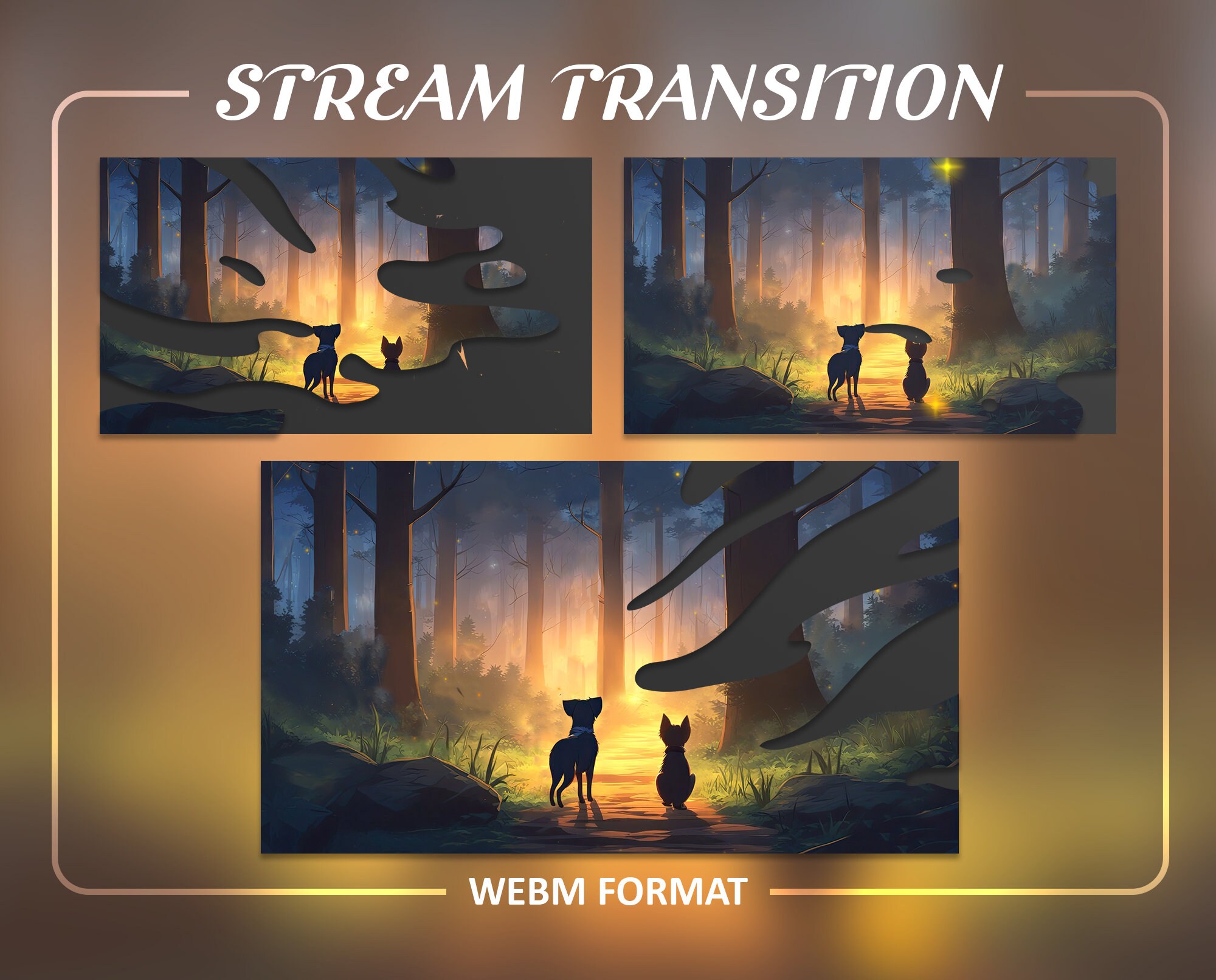Enchanted Cosy Stream Package/cosy/lofi/twitch Set/twitch Overlay/cute ...