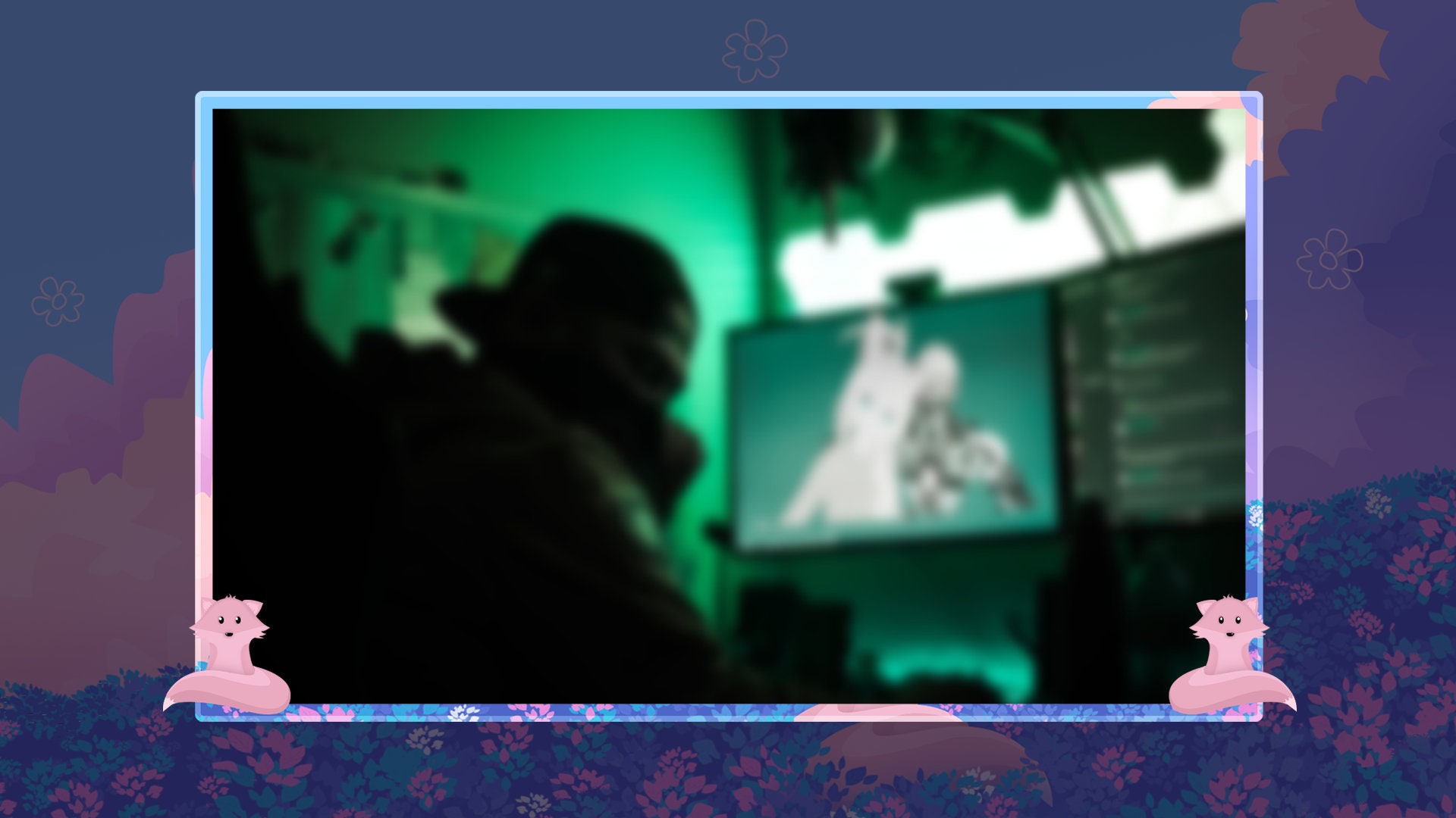 Cute Fox Twitch Overlay Package for Obs/kawaii/pets/adorable/aesthetic ...